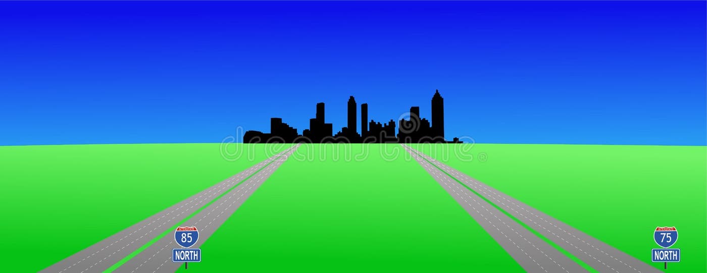 Atlanta Highway Sign Stock Illustrations – 50 Atlanta Highway Sign ...