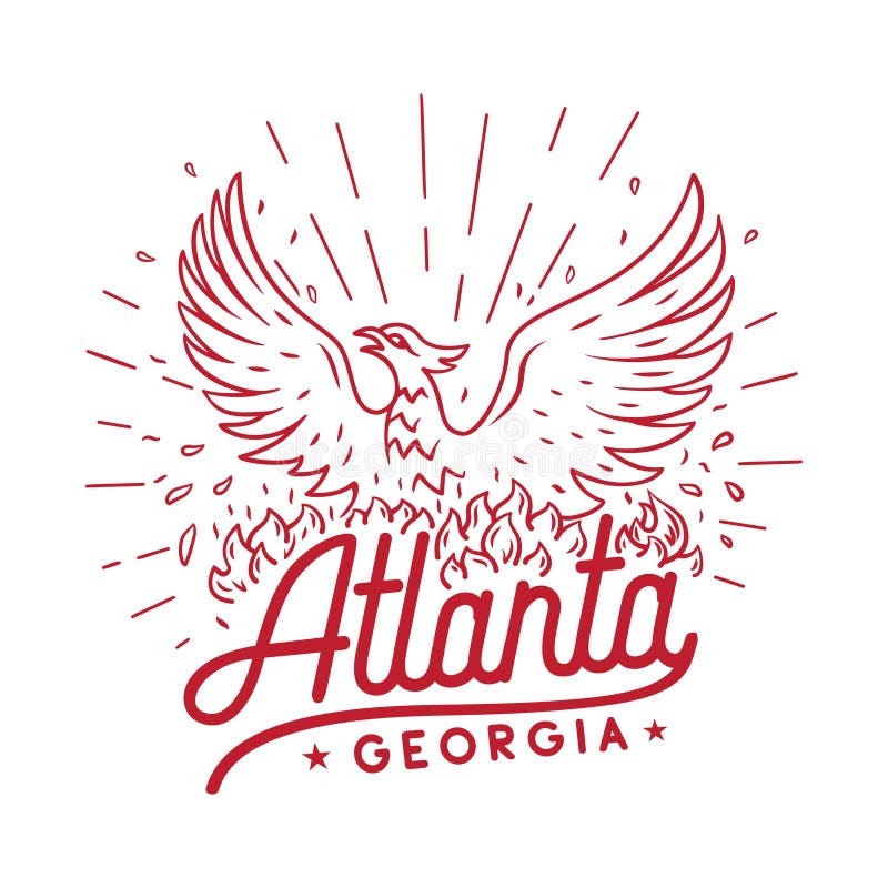 Atlanta Logotype. Atlanta Vector Design Template. Vector and ...