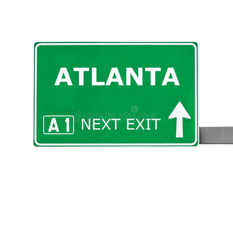 Welcome To Atlanta Sign On The Olmsted Linear Park Stock Image - Image ...