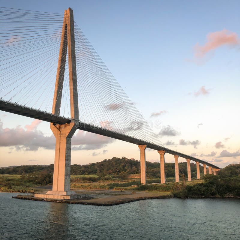 Atlantic Bridge in Colon stock image. Image of travel - 179059631