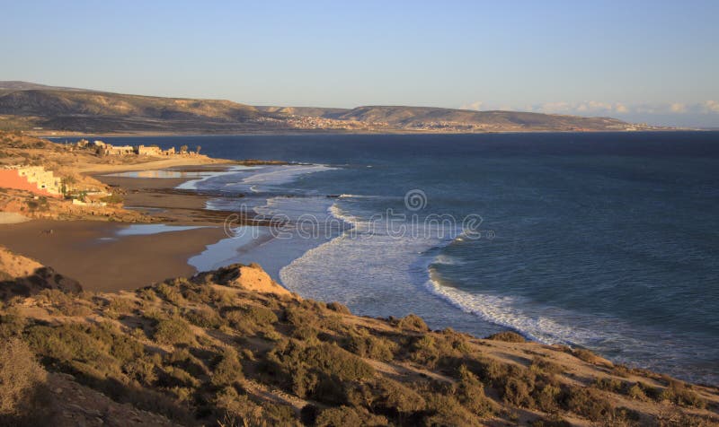 Atlantic Coast, Morocco stock image. Image of planish - 31773753
