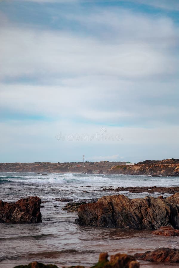 Atlantic Coast on Slopes. Dramatic Lighting Stock Photo - Image of ...