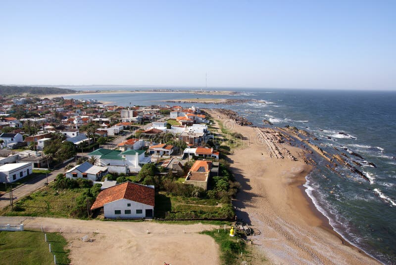 Atlantic Coastline, La Paloma, Uruguay Stock Photo - Image of seashore ...