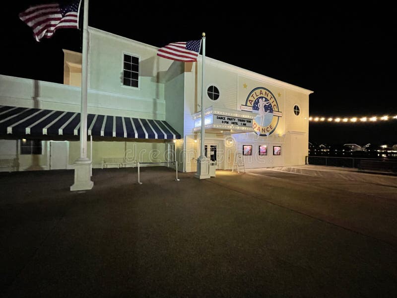 Atlantic Dance Hall, Disney`s Boardwalk, Orlando, Florida Editorial ...