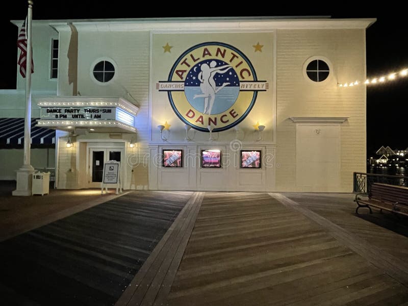 Atlantic Dance Hall, Disney`s Boardwalk, Orlando, Florida Editorial ...