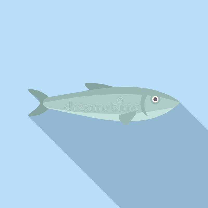 Atlantic Herring Fish Swimming Underwater Side View Stock Illustration ...