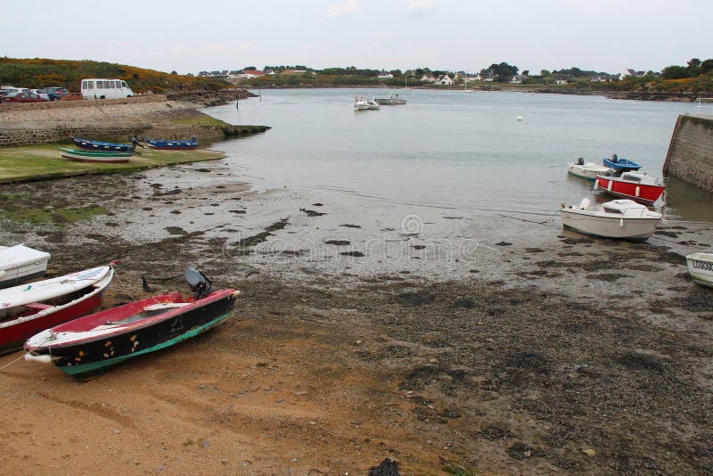 Atlantic Littoral in Etel in Brittany - France Editorial Photography ...