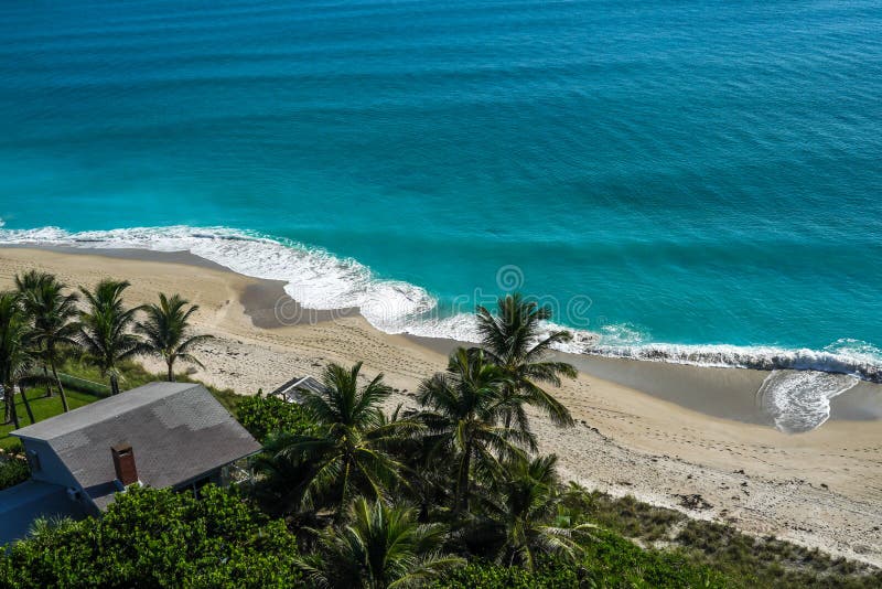 Atlantic Ocean Beach in South Florida Stock Image - Image of atlantic ...
