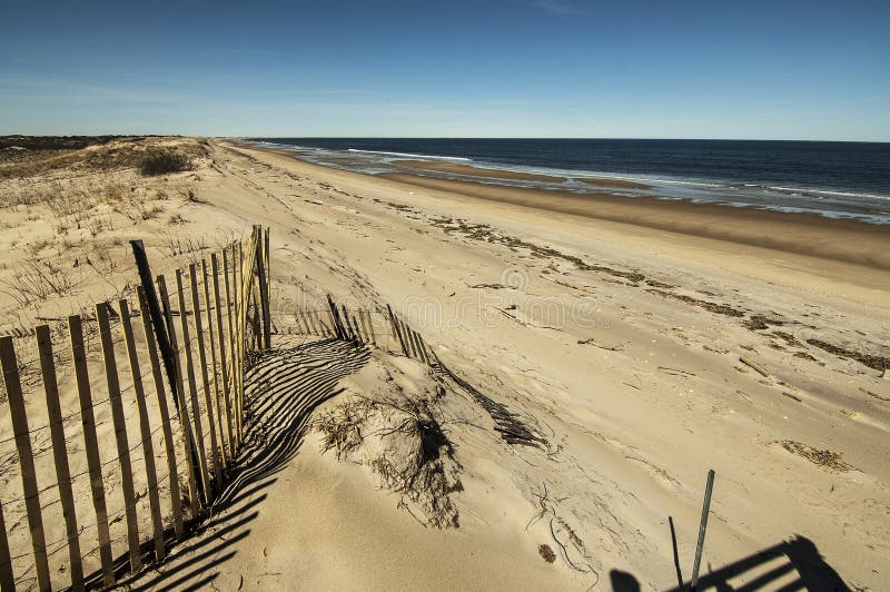Atlantic Ocean Coast Line in Massachusetts Stock Image - Image of cape ...