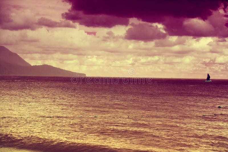 Atlantic Ocean Iceland Beach Background Stock Image - Image of sunlight ...