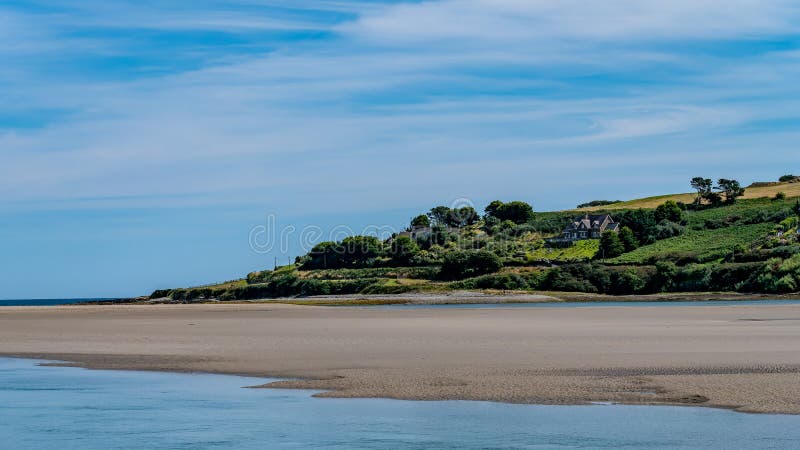 Atlantic Ocean in Ireland. Irish Coastal Summer Landscape Stock Image ...