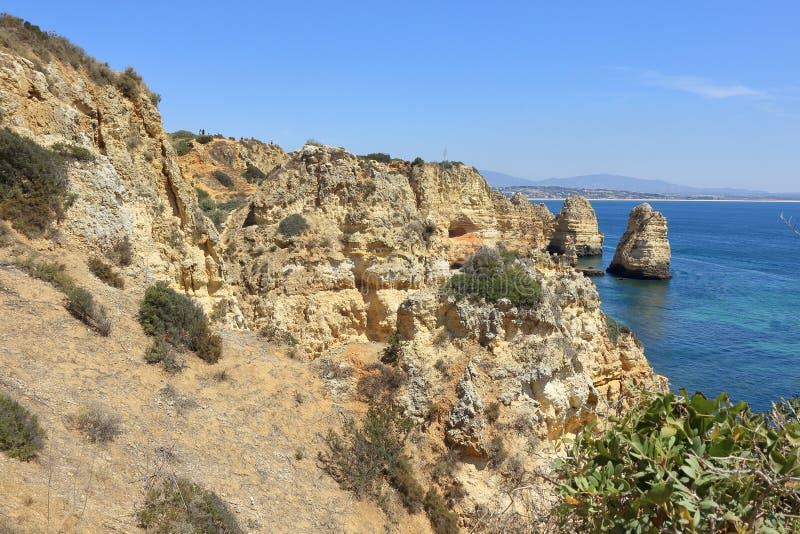 Limestone Pillars and Rock Formations Lunar Landscape Viewed from Cir ...