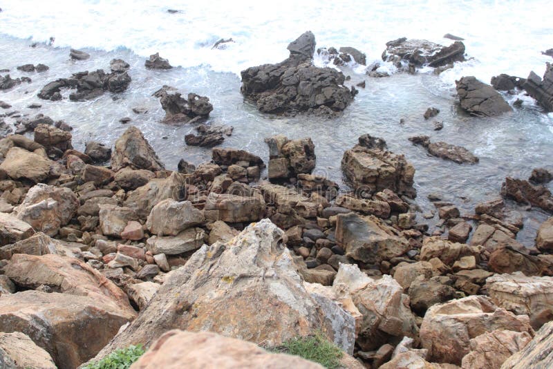 Atlantic Ocean Rocks and Waves Stock Photo - Image of coastal, ocean ...