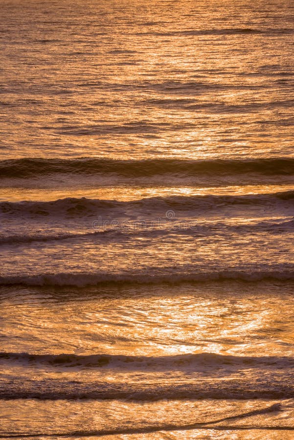 Atlantic Ocean at Sunset, Aerial View Stock Image - Image of dusk ...