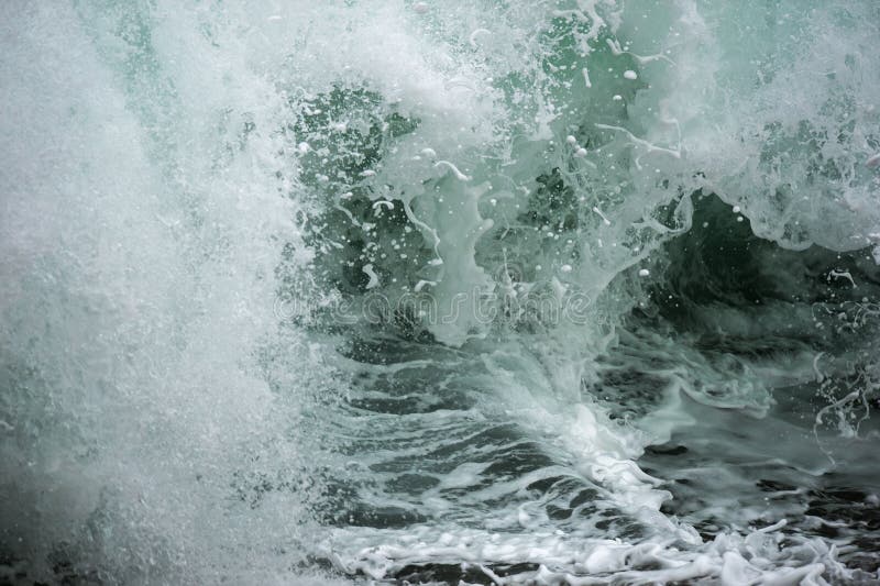 Blue wave crushing stock photo. Image of ocean, green - 103836578