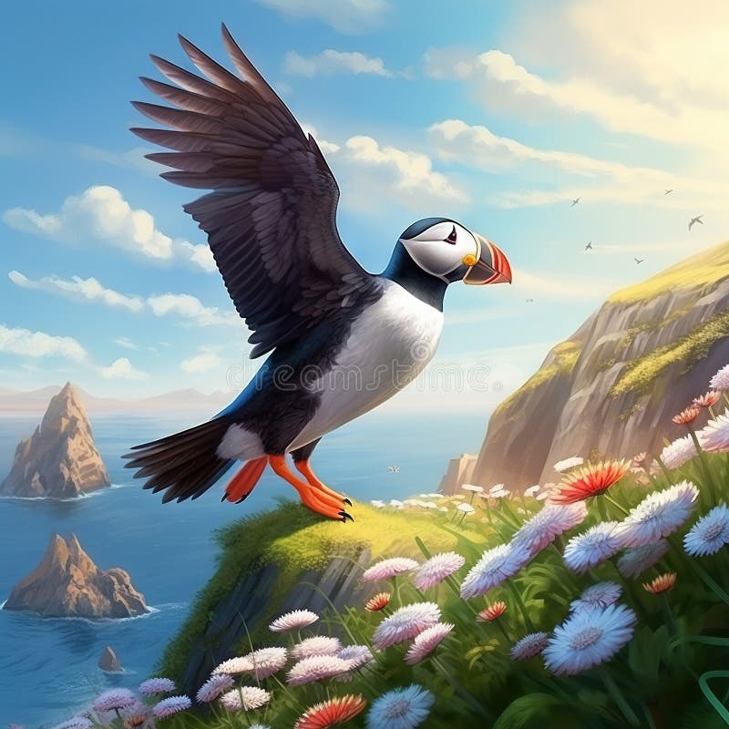 Puffin Ai Stock Illustrations – 665 Puffin Ai Stock Illustrations ...
