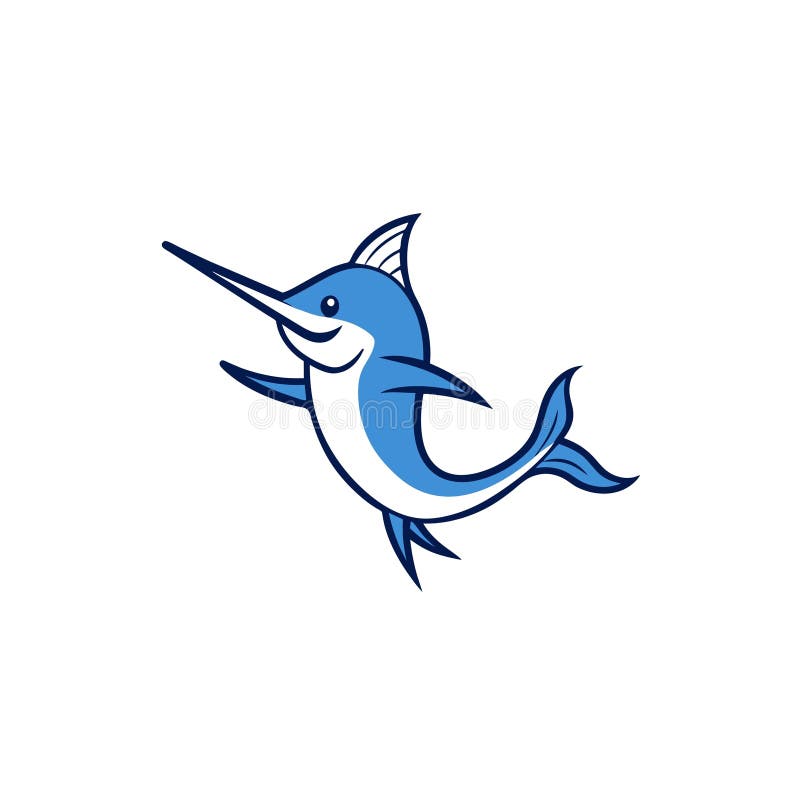 Atlantic Sailfish Fish Dancing Icon Vector Illustration Stock Vector ...
