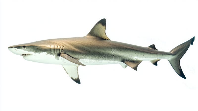 Atlantic Sharpnose Shark Glides Effortlessly Showcasing Its Streamlined ...