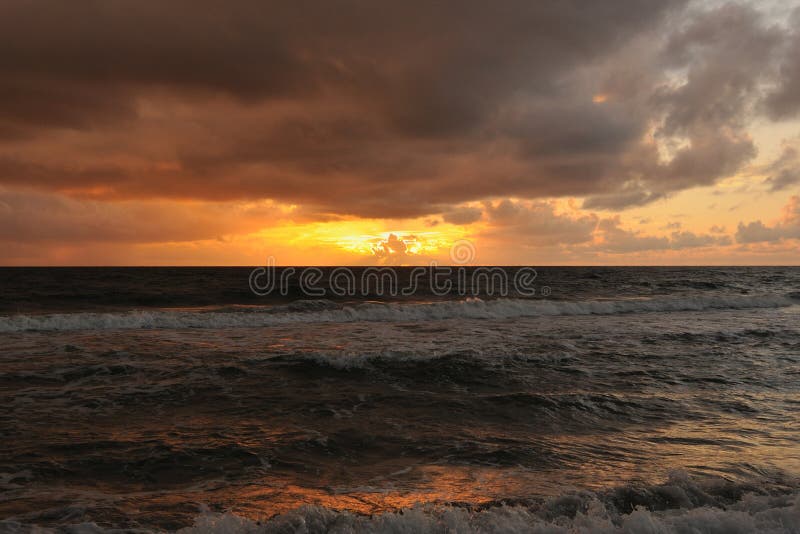 Atlantic Sunrise stock image. Image of clouds, jupiter - 10641785