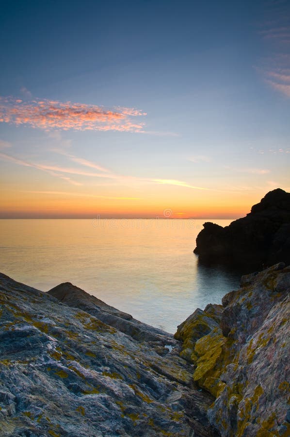 Atlantic Sunrise stock image. Image of orange, peaceful - 6867921