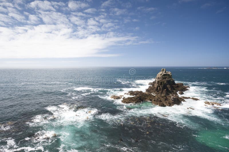 Atlantic View stock image. Image of waves, blue, rocks - 15162949