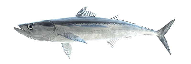 Atlantic Wahoo Jumping Pose Stock Photo - Image of wahoo, energetic ...