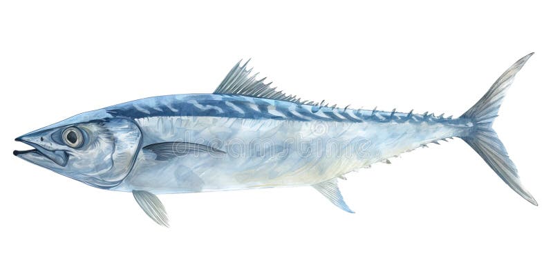 Atlantic Wahoo Jumping Pose Stock Image - Image of excitement ...