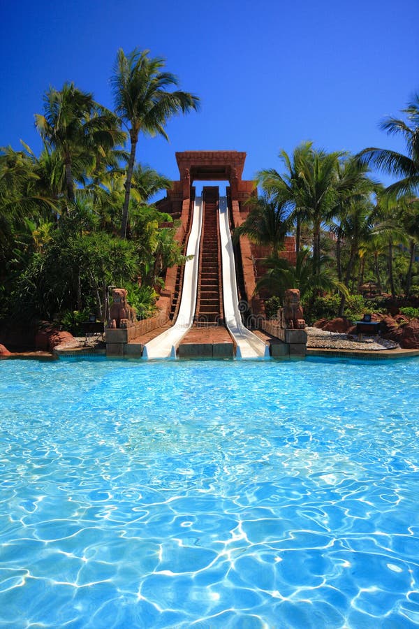 Atlantis Slide stock photo. Image of attractions, hotels - 2623296