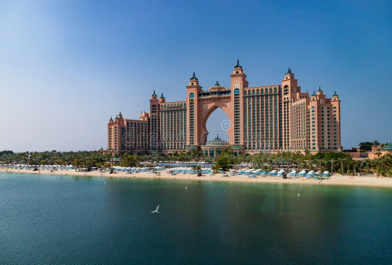 Atlantis, the Palm Hotel editorial photography. Image of landmark ...