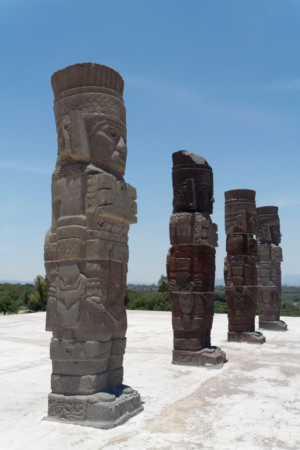 Atlantis in Tula Mexico stock photo. Image of archaeological - 3687544