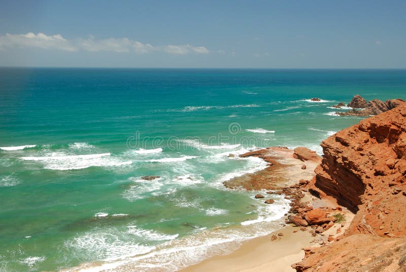 De Atlantische Oceaan, Marokko Stock Foto - Image of landschap ...