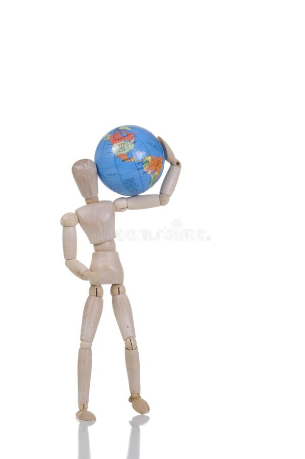 Atlas stock photo. Image of standing, hold, geography - 19740256