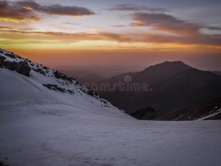 Atlas mountains stock image. Image of marocco, sunset - 108083591