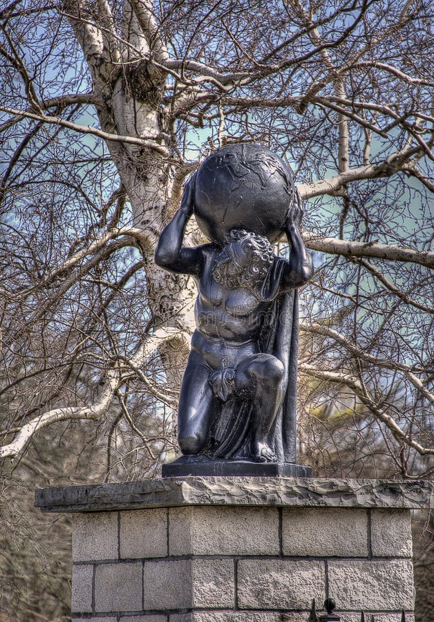 Atlas stock vector. Illustration of historic, statue - 178223848