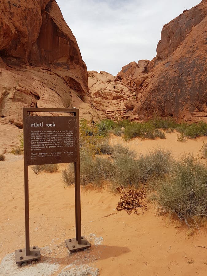 Atlas Rock, Valley of Fire stock photo. Image of tourist - 96523590
