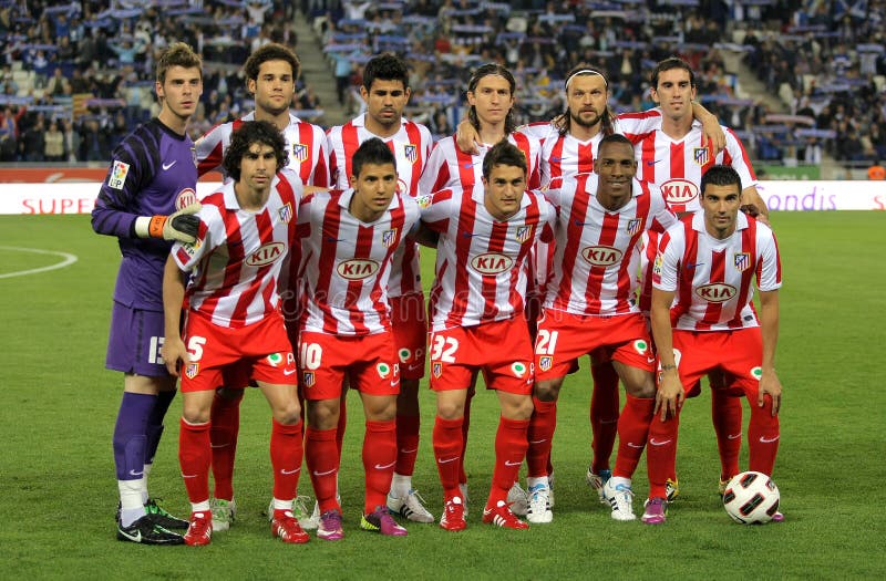 Atletico Madrid Team editorial photography. Image of madrid - 19397622