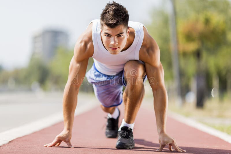 Męskość Przystojny Sportowiec Obraz Stock - Obraz złożonej z przerwa ...