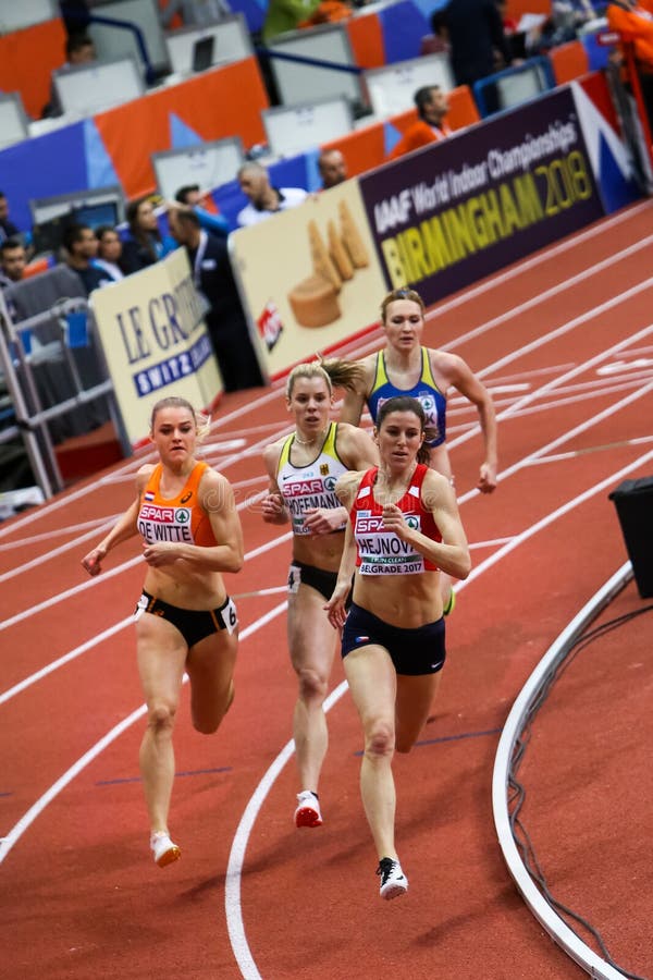 Atletyka - Kobiety Skok W Dal Pentatlon, HARADSKAYA Hanna Obraz Stock ...