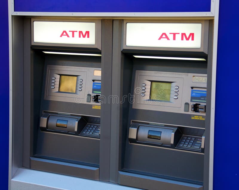 ATM stock photo. Image of security, computer, commerce - 19865604
