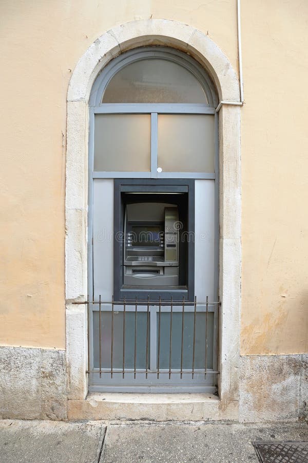 Automated teller machine stock photo. Image of security - 104613238