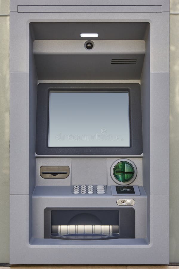 ATM Automated Teller Machine. Banking Services and Cash Money Stock ... ATM Automated Teller Machine. Banking Services and Cash Money Stock ...