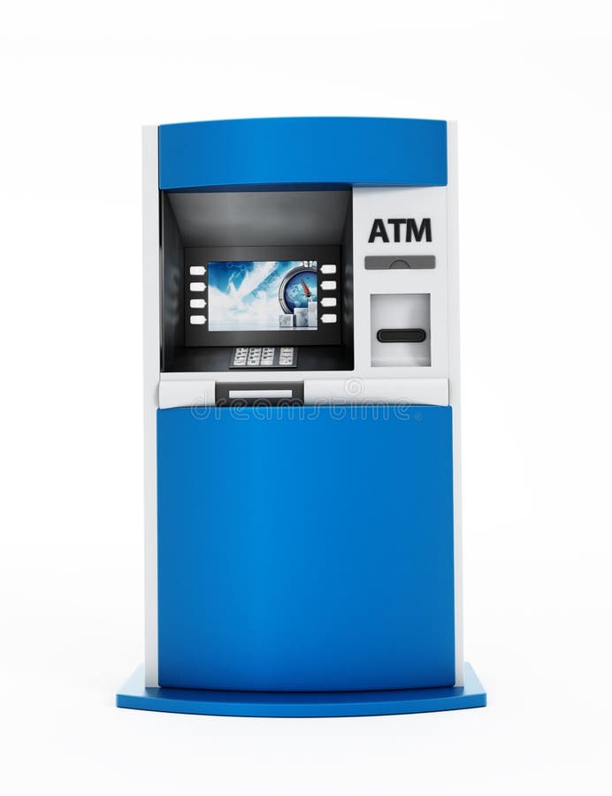 ATM Automated Teller Machine Stock Illustration - Illustration of ... ATM Automated Teller Machine Stock Illustration - Illustration of ...