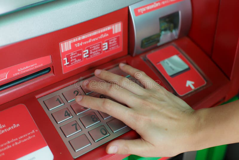 ATM, Automatic Telling Machine Editorial Image - Image of withdraw ...