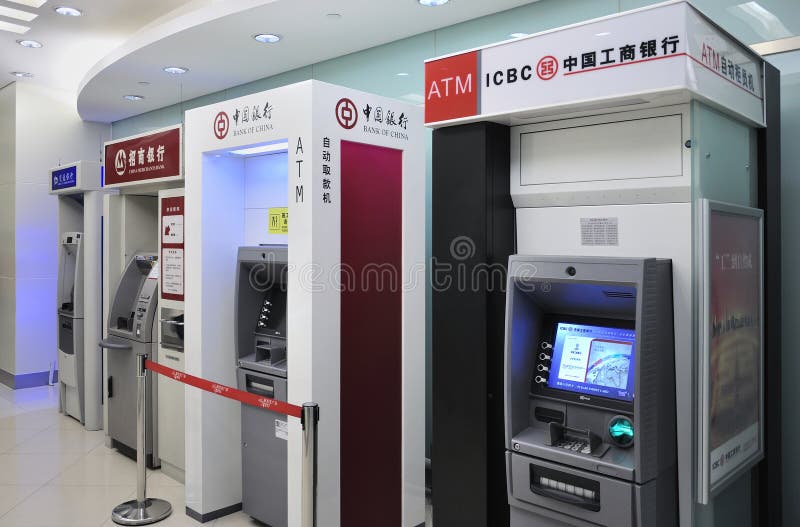 ATM,Bank,Beijing,China editorial photography. Image of bank - 19804297