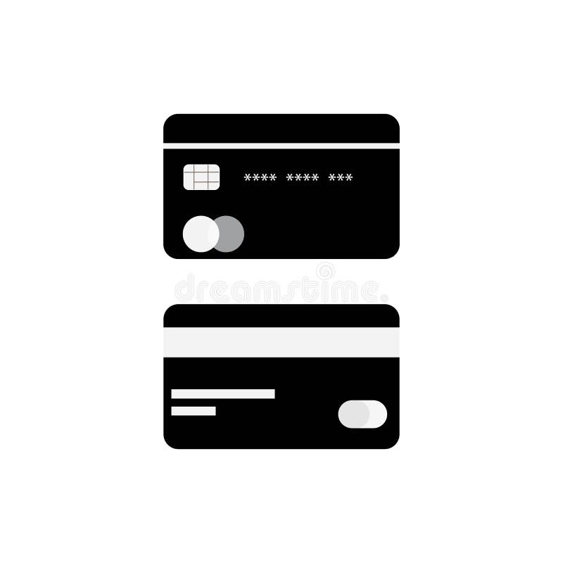 ATM Card Icon Template Vector Stock Vector - Illustration of bank ...