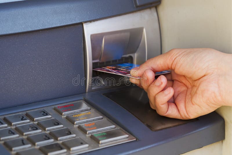 ATM for cash stock image. Image of light, electronic - 76270573