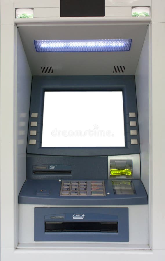 ATM machine stock photo. Image of dollar, shopping, machine - 12011576
