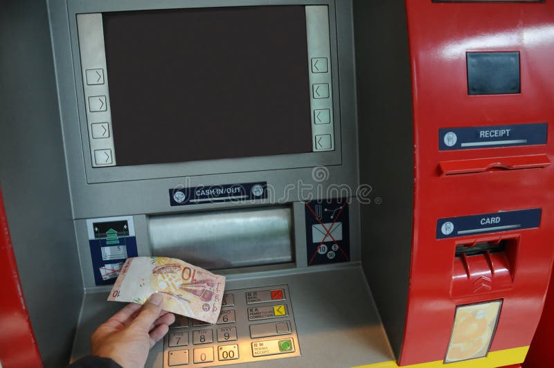 Atm machine stock image. Image of debit, creditcard, buttons - 75930713