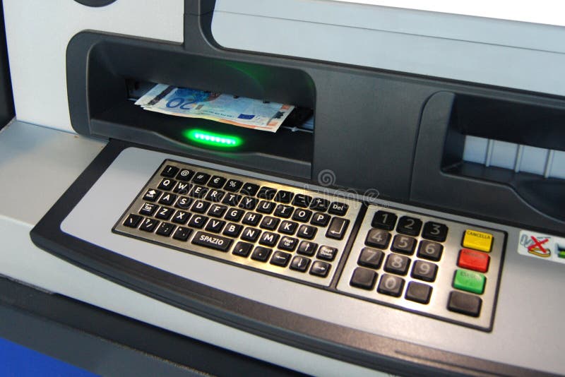 ATM - Cash point stock image. Image of automatic, card - 6117065