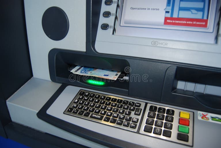 ATM - Cash point stock image. Image of commerce, machine - 6128331